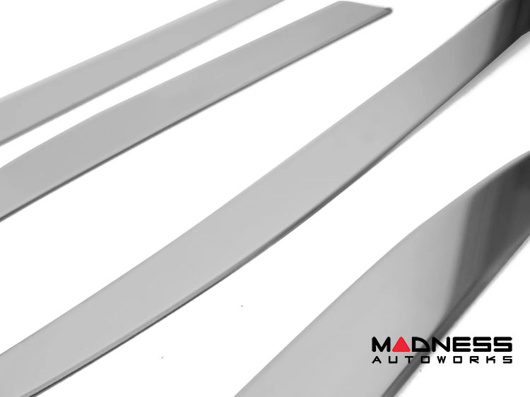 Jeep Renegade Door Trim - Lower Side Molding Kit - Silver Steel, U005924