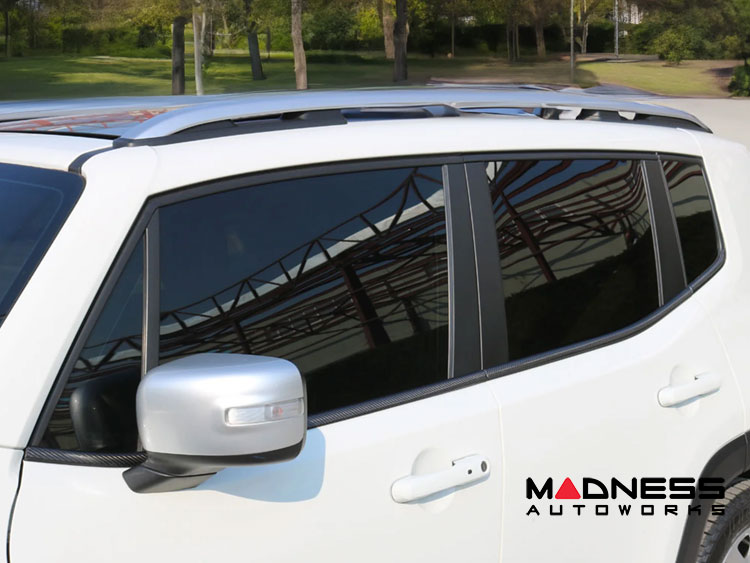 Jeep Renegade Door Trim - Side Window Molding Kit - Carbon Fiber , U005930