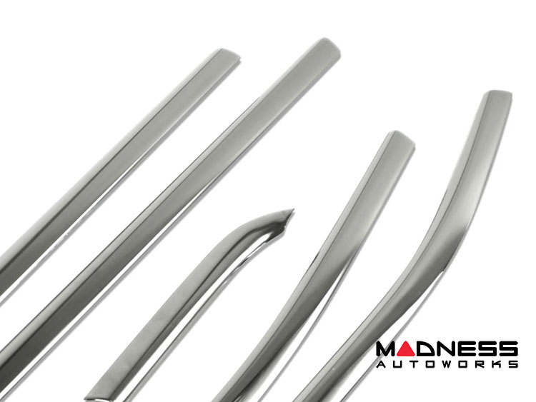 Jeep Renegade Door Trim - Side Window Molding Kit - Dark Chrome, U005929
