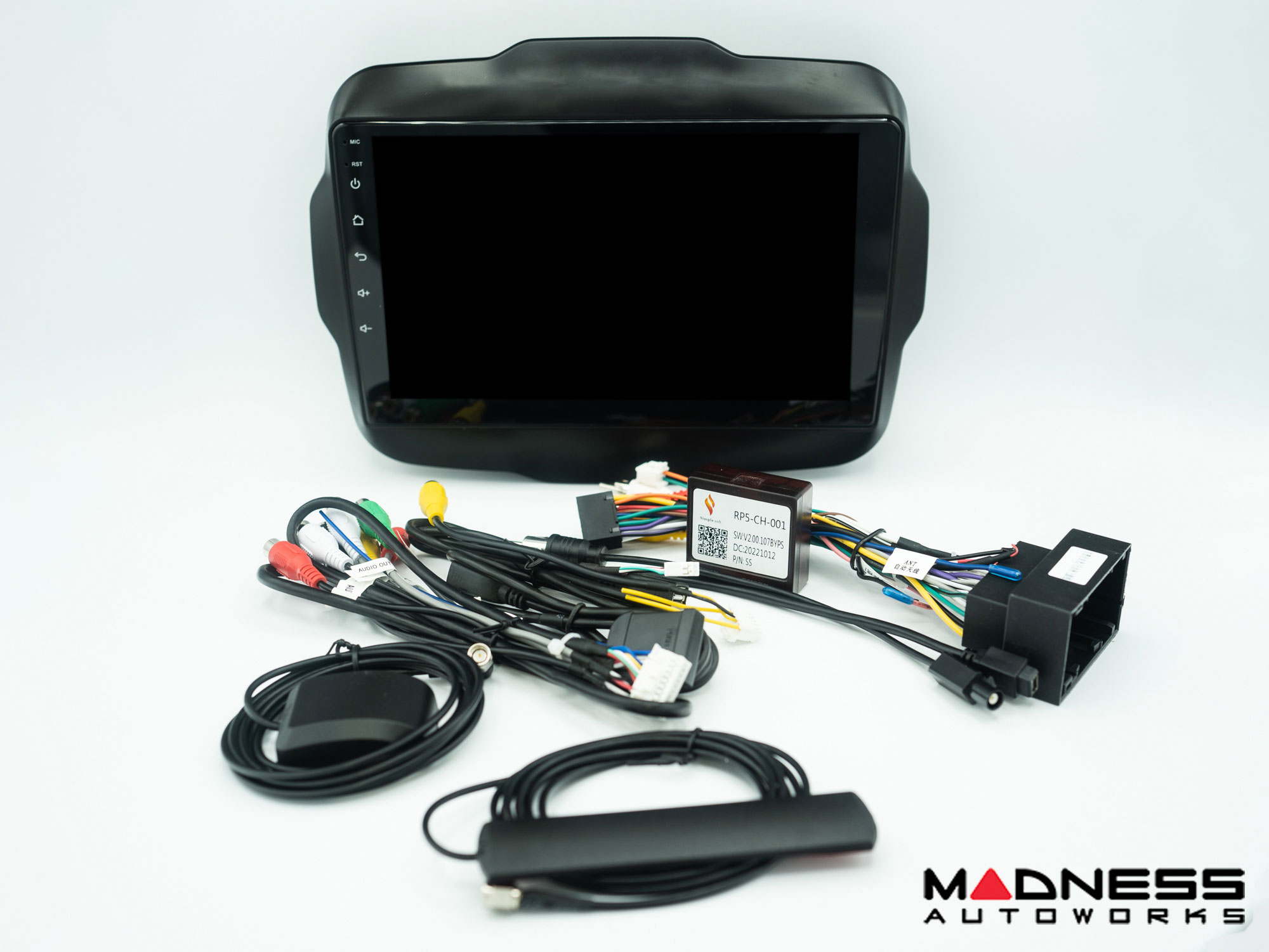 Jeep Renegade Radio Head Unit Upgrade System w/ install Kit- T4, JREN ...