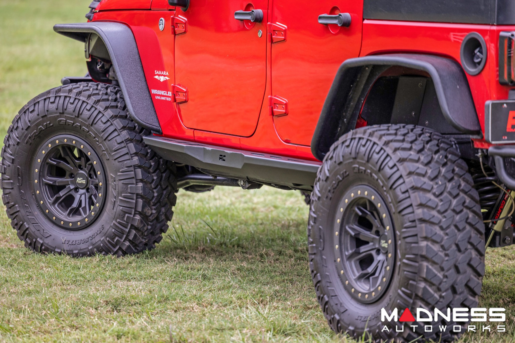 2007 - 2018 Jeep Wrangler - JK - Rock Sliders - HD - Rough Country , 90800