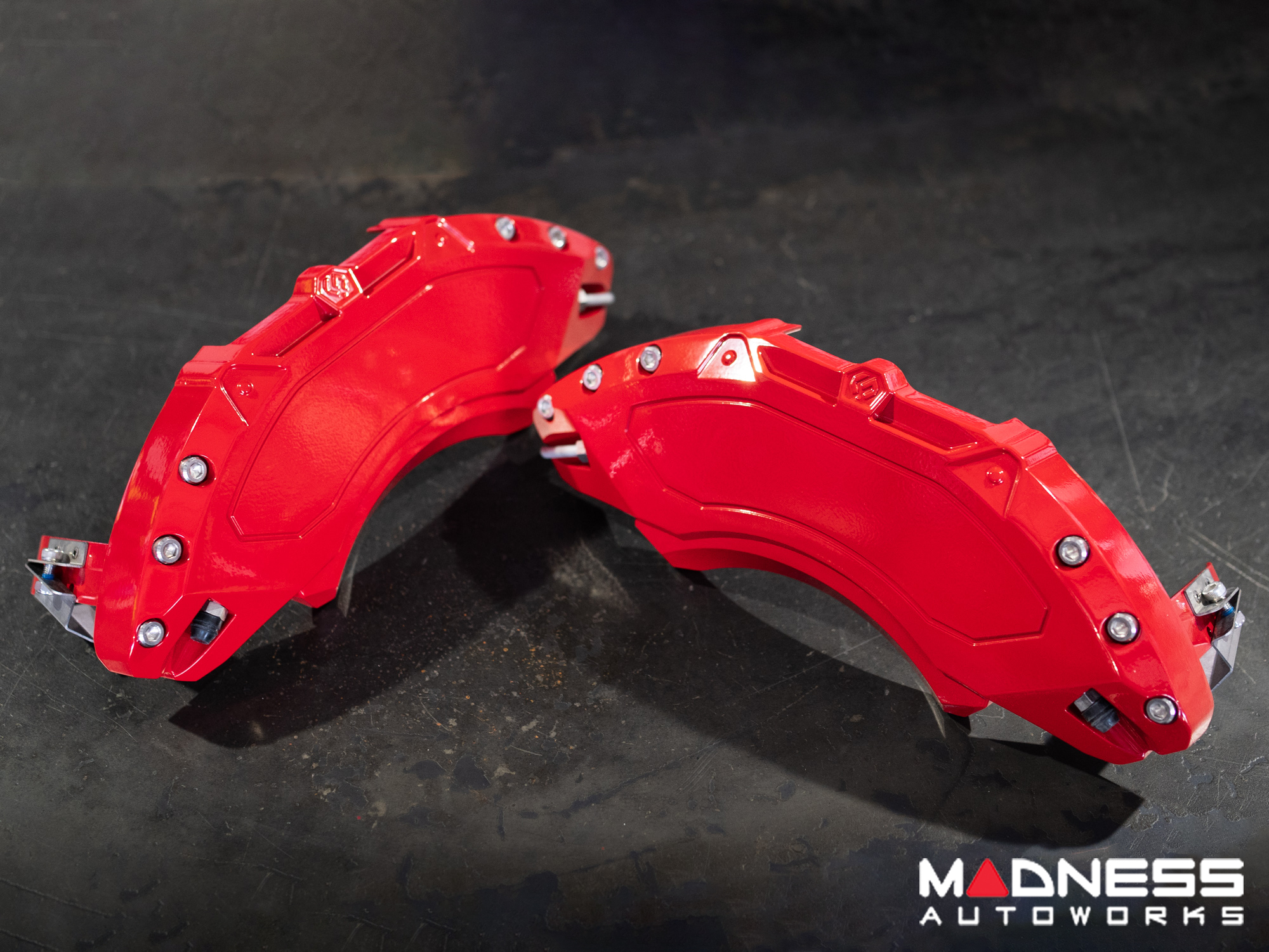 Tesla Model X Brake Caliper Cover Kit - Set of 4 - Red, W20230601