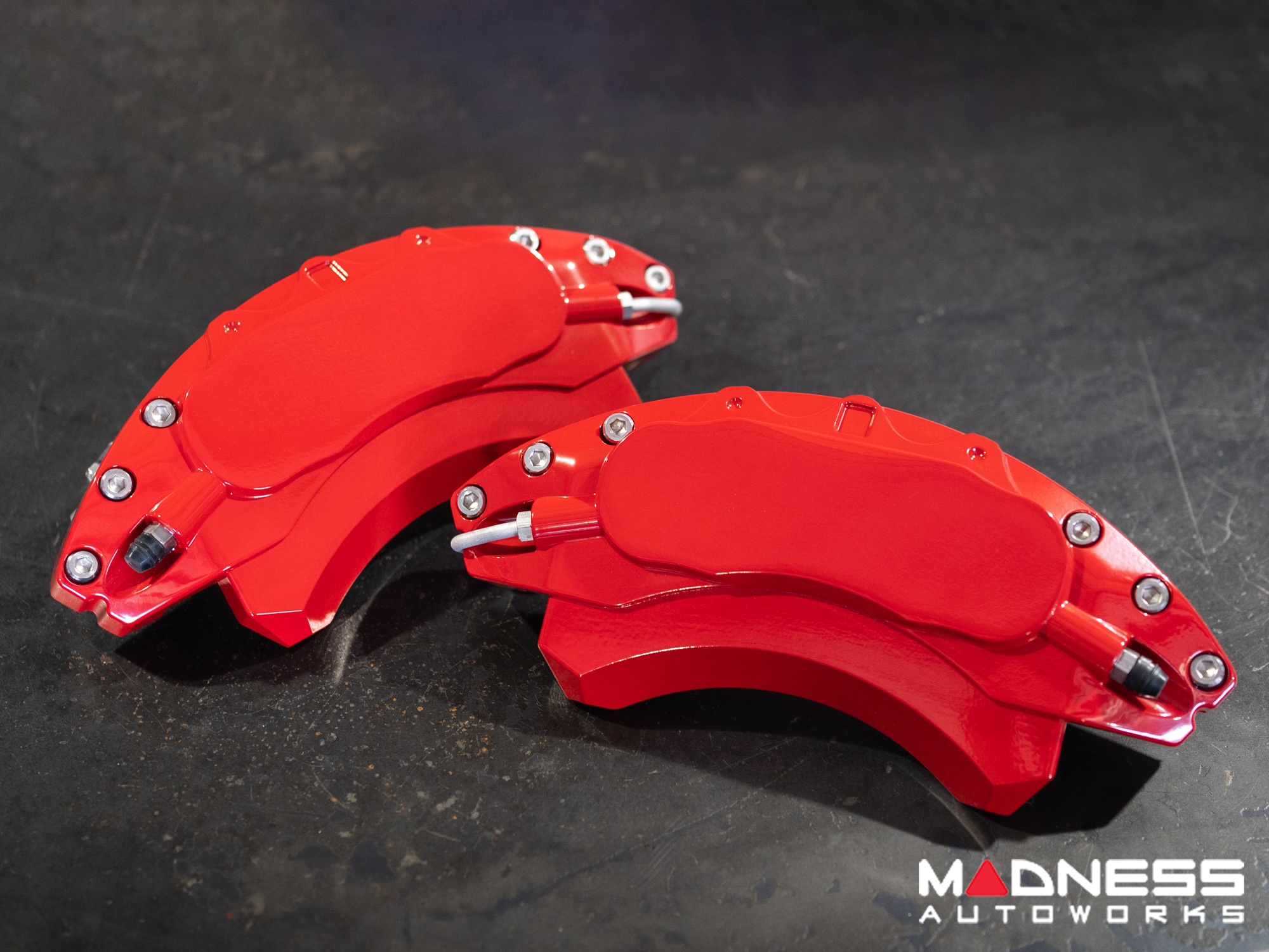 Tesla Model X Brake Caliper Cover Kit - Set of 4 - Red, W20230601
