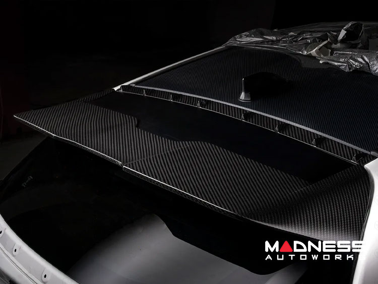 Toyota GR Yaris Roof Spoiler - Carbon Fiber - Aggressive Design , YAR-11