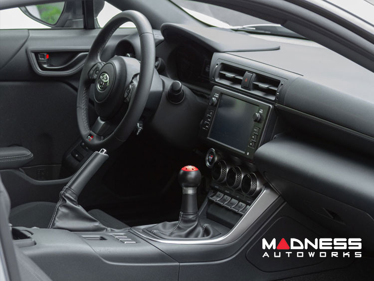 Toyota GR86 Gear Shift Knob - Stainless Steel w/ Black Acetal Outer ...