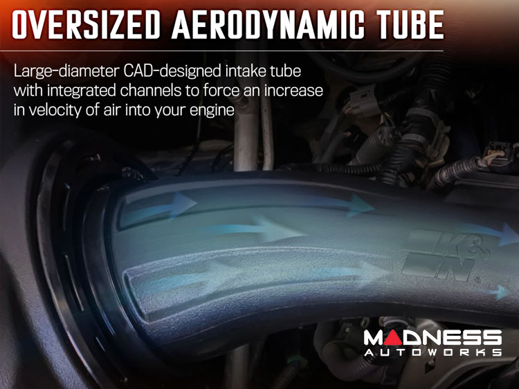 Toyota Tacoma Cold Air Intake - NextGen - 3.5L V6 - K&N, 50-9039