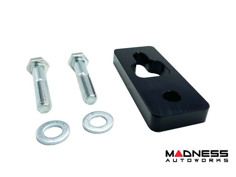 Toyota Tundra Enhanced Tow Hook Spacer Kit - Aluminum - Black, RHO-12033-BK