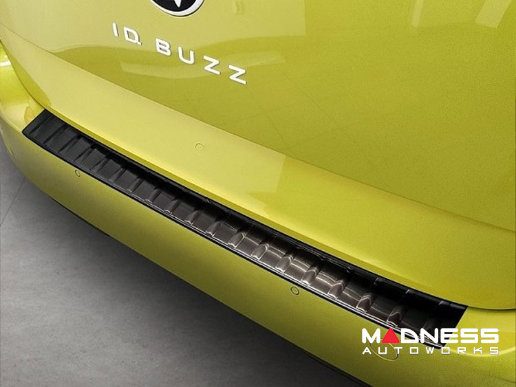 Volkswagen ID Buzz Rear Bumper Sill - Black Brushed, 7005501408