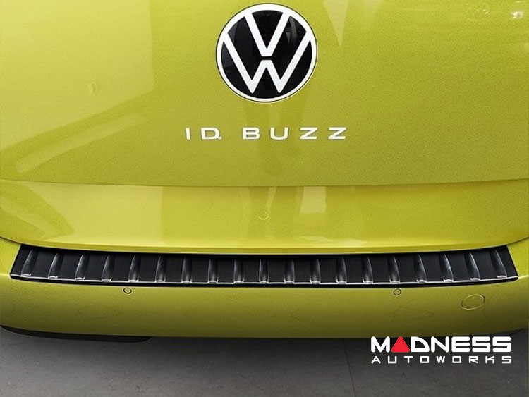 Volkswagen ID Buzz Rear Bumper Sill - Black Brushed, 7005501408