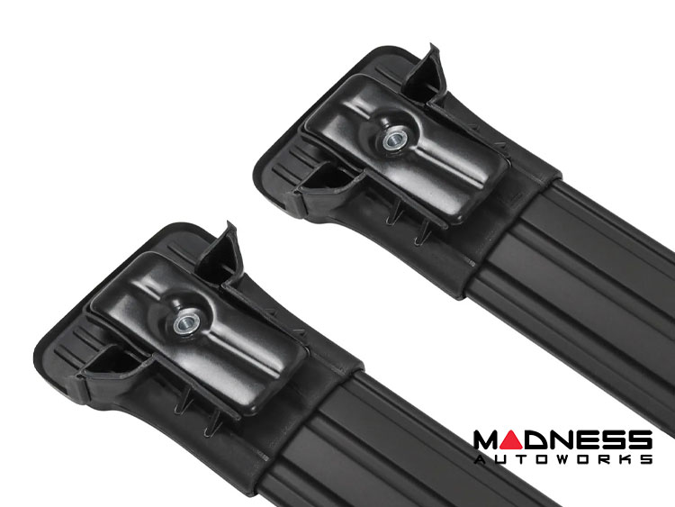 Volkswagen ID. Buzz Roof Rack Cross Bars - Black - for OEM Roof Rails ...