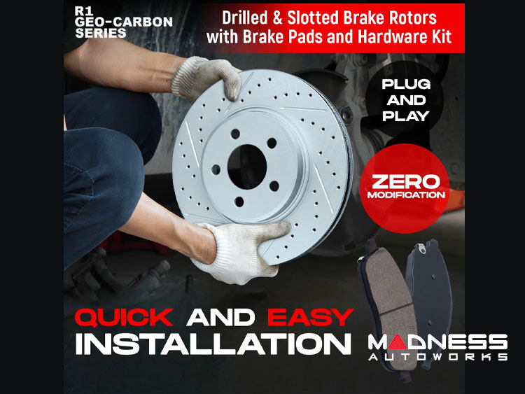 Alfa Romeo Giulia Brake Kit - Front + Rear - R1 Concepts - Optimum OEp ...