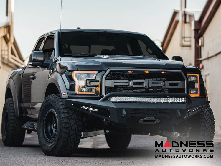 Ford Raptor Honey Badger Front Winch Bumper by Addictive Desert Designs ...