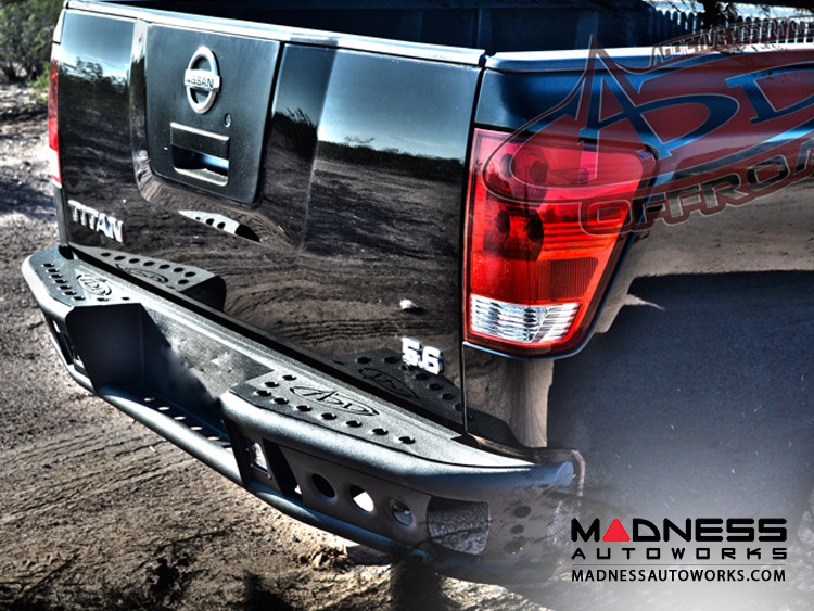 Nissan Titan Dimple R Rear Bumper by Addictive Desert Designs - 2004-2014