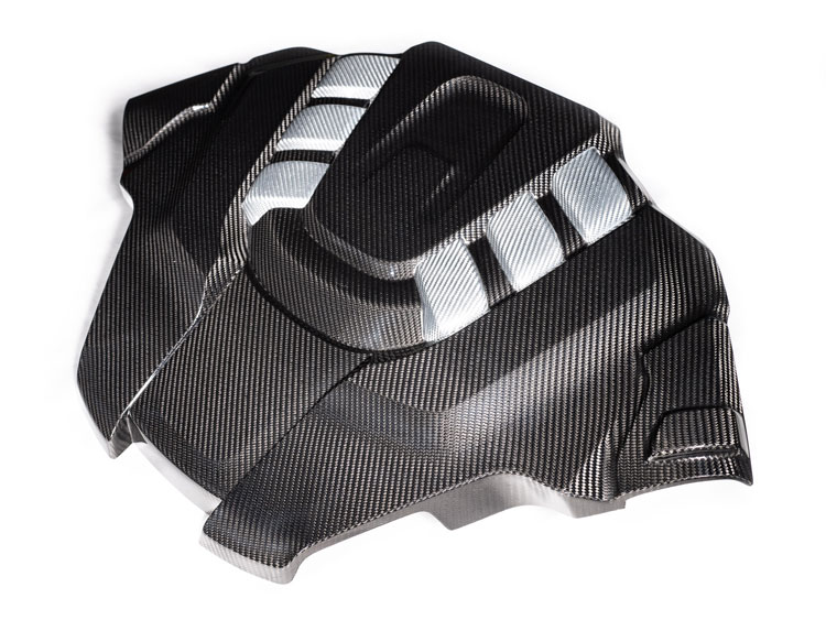 Alfa Romeo Stelvio Engine Cover - Carbon Fiber - Quadrifoglio Version ...