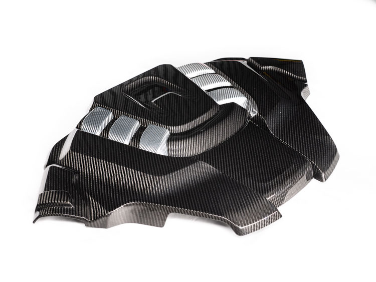 Alfa Romeo Stelvio Engine Cover - Carbon Fiber - Quadrifoglio Version ...