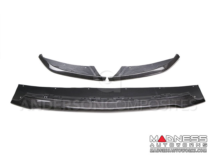 Ford Shelby GT350 Mustang Carbon Fiber Front Splitter - 3 Piece, AC ...