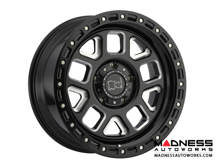 Black Rhino Alpine Wheels - Gloss Black w/Milled Spokes - 5x127 ...