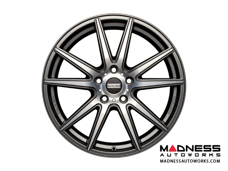 Chrysler 200 Custom Wheels by Fondmetal - Matte Titanium Machined, STC ...