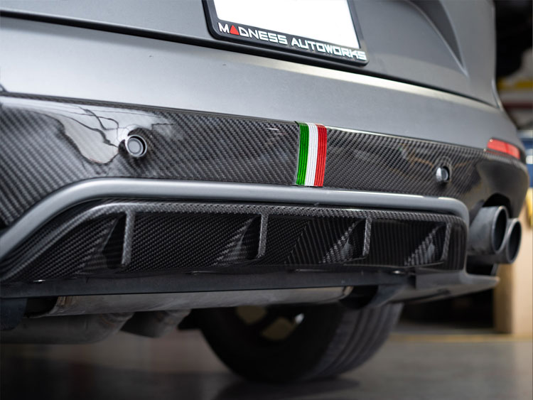 Alfa Romeo Stelvio Rear Diffuser - Carbon Fiber - Quadrifoglio Model ...