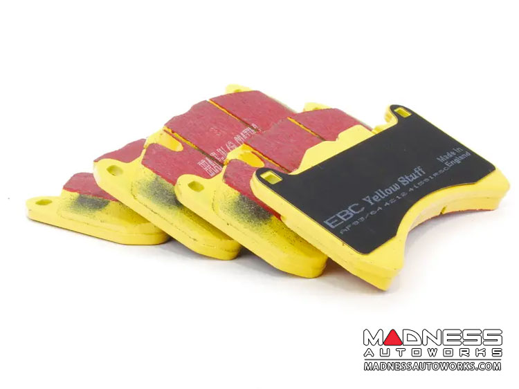 Alfa Romeo Giulia Brake Pads - 2.9L QV - EBC - Front - Yellow Stuff ...