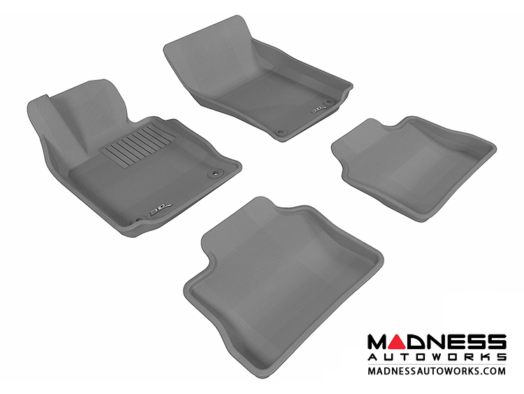 Porsche Panamera Floor Mats (Set of 4) - Gray by 3D MAXpider