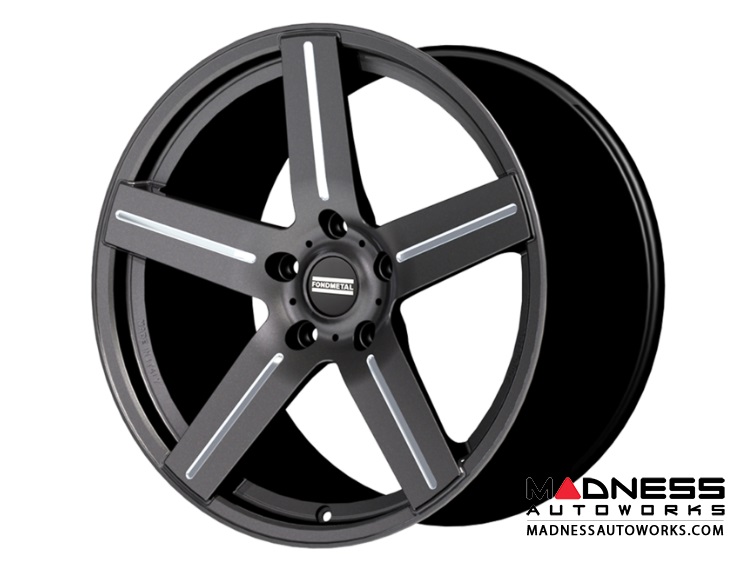 Ford Fusion Custom Wheels by Fondmetal - STC-01 - Gloss Titanium Milled ...
