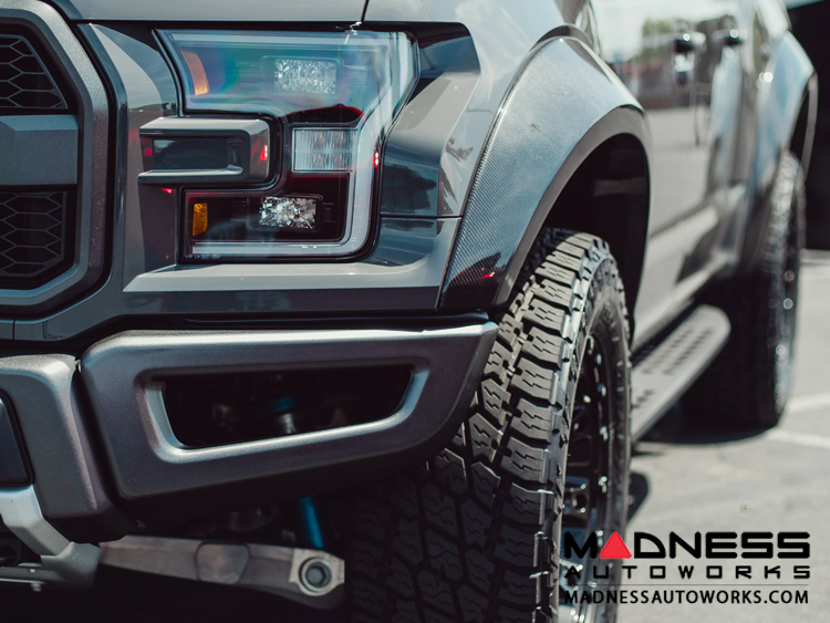 Ford Raptor Front Fender Flares - Type-Wide - Carbon Fiber - Pair, AC ...