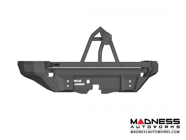 Hummer H2 Dakar Rear Non-Winch Bumper With Tire Carrier - Texture Black ...