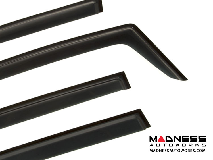 Jeep Renegade Window Air Deflectors Kit by Rugged Ridge - 4 Piece, 11349.15