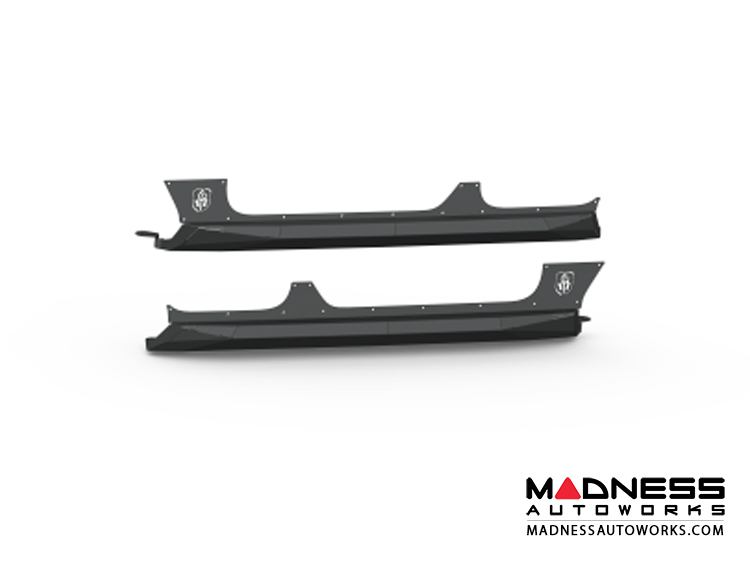 Jeep Wrangler JL Body Armor Rocker Panel - Satin Black Road Armor - 4 ...