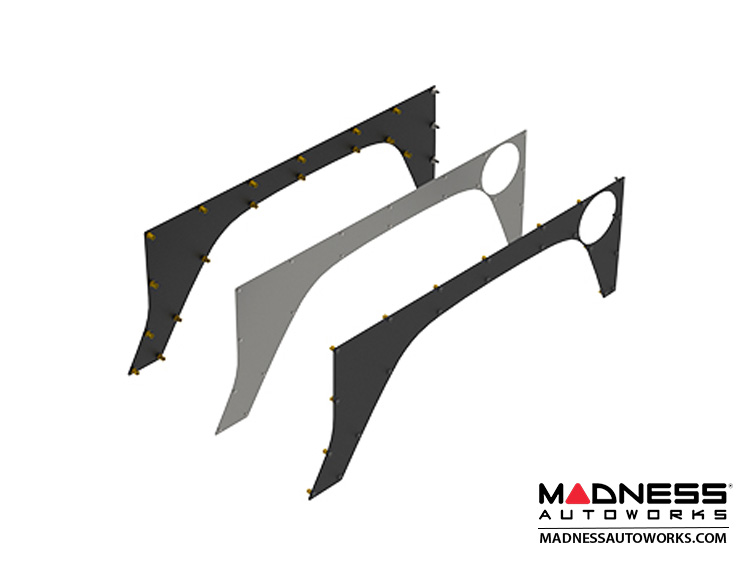 Jeep Wrangler JK Extended ExoSkin - Rear - 2 Door , 3414