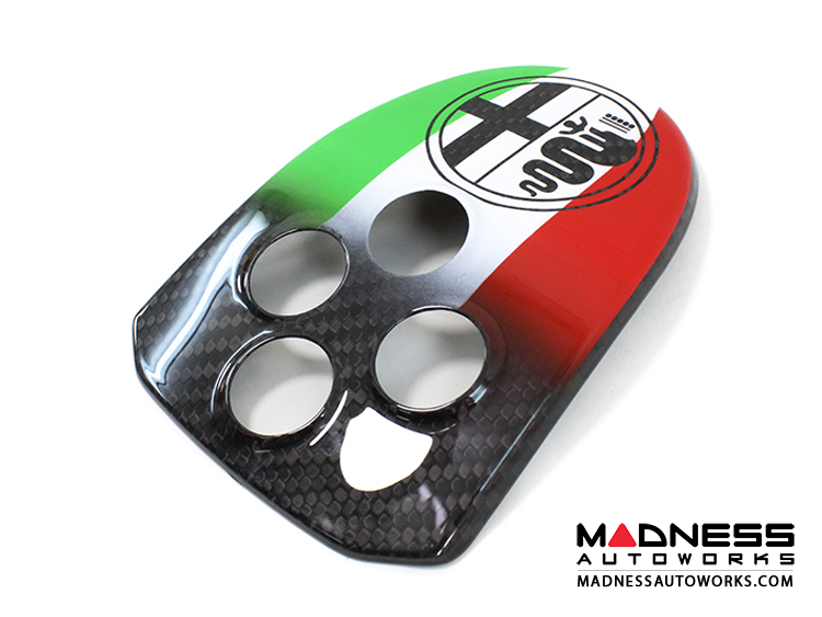 Alfa Romeo 4C Central MTA Control Cover - Carbon Fiber - Italian Theme ...