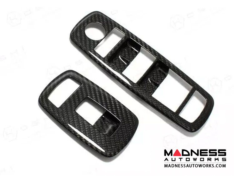 Maserati Ghibli Window Switch Control Button Frame Kit - Carbon Fiber ...