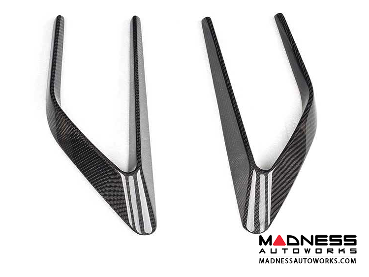 Mercedes-Benz C-Class W205 C63 AMG Front Fender Fin - Carbon Fiber, ML ...