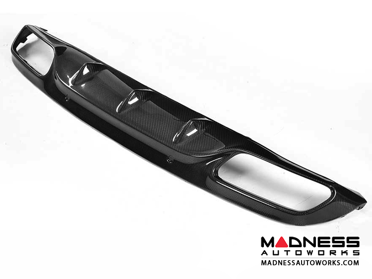 Mercedes-Benz W205 C63 Coupe Rear Bumper Lip - Carbon Fiber, JC-BY010