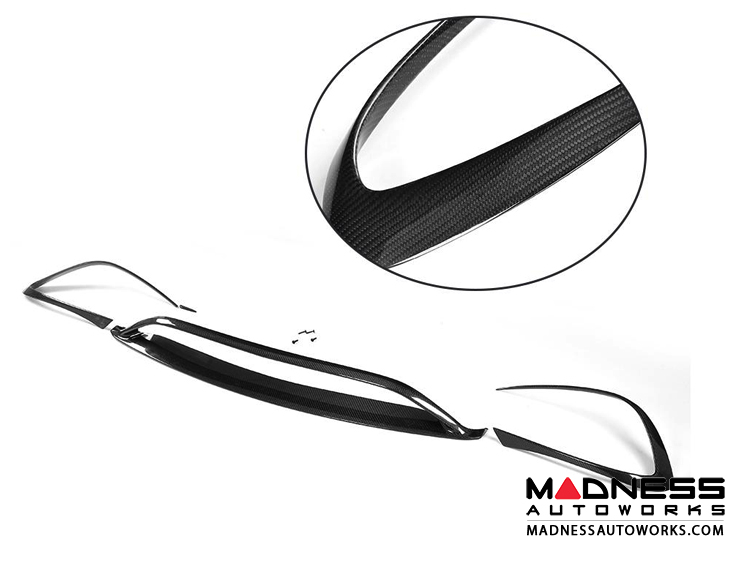 Mercedes-Benz CLA-Class Sport Front Lip Splitters - Carbon Fiber, ML-XM297