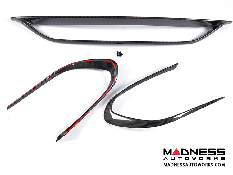 Mercedes-Benz CLA-Class Sport Front Lip Splitters - Carbon Fiber, ML-XM297