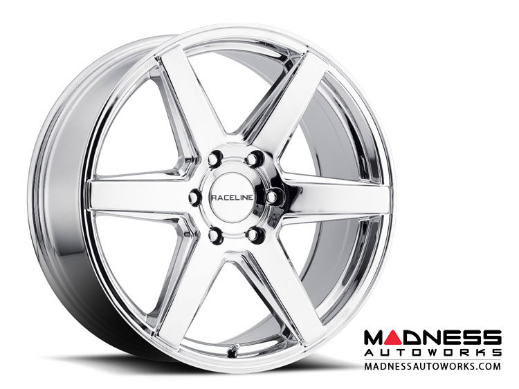 Jeep Wrangler Custom Wheels by Raceline - 156C - 18"x8" - Surge Chrome ...