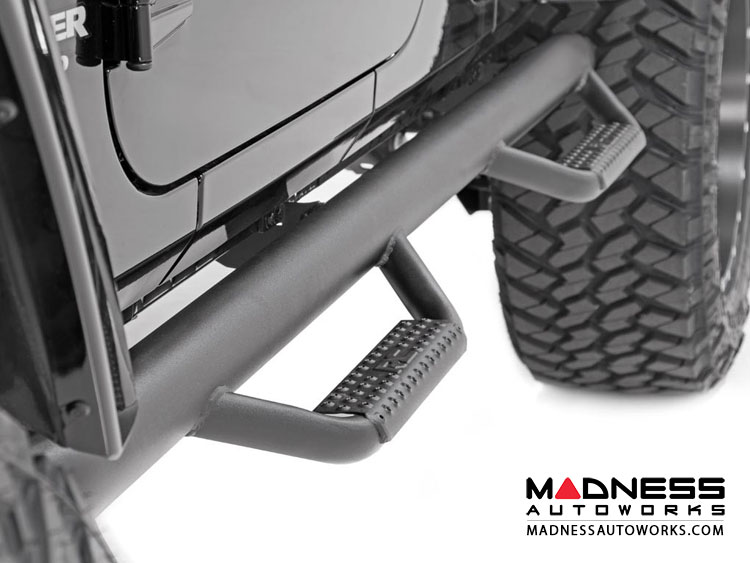 Jeep Wrangler JK 4-Door Wheel to Wheel Nerf Steps (2007 - 2018) , 90764