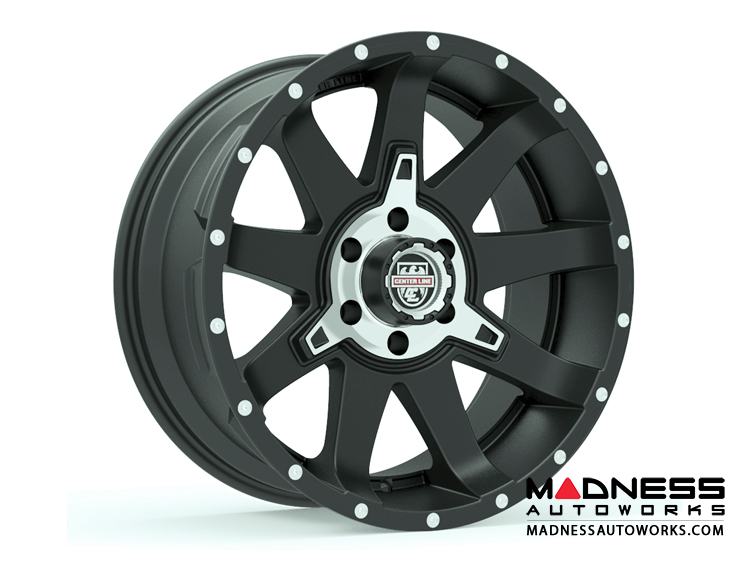 Custom Wheels by Centerline Alloy - ST2MX - Satin Black w/ Machined Center